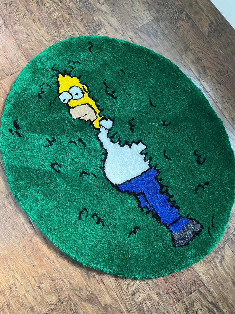 Homer Simpson Custom Meme Rug - Etsy