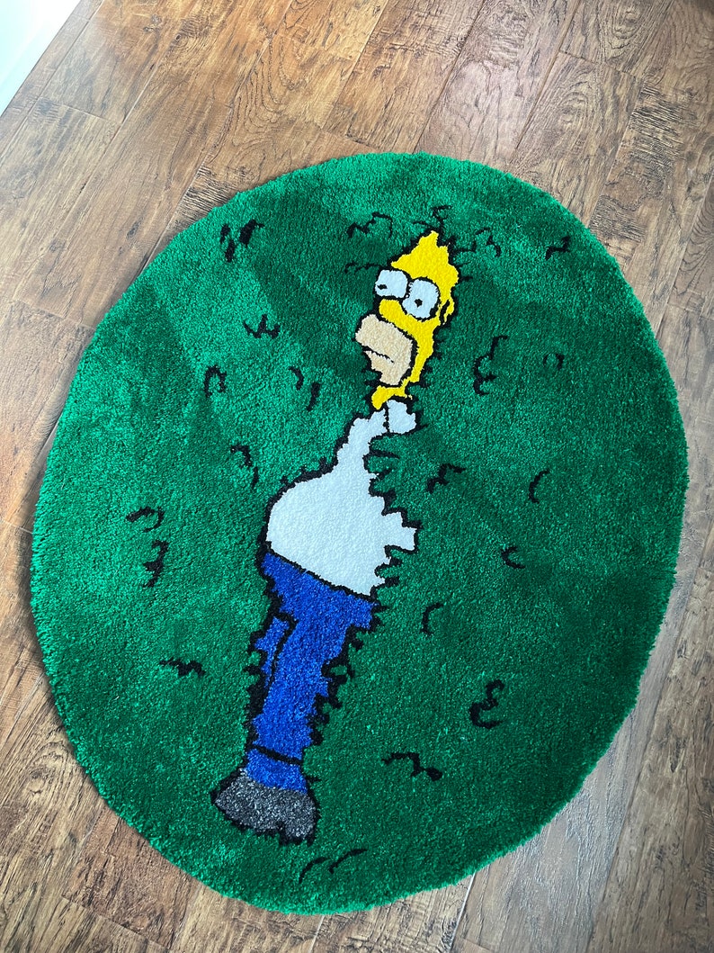 Homer Simpson Custom Meme Rug - Etsy