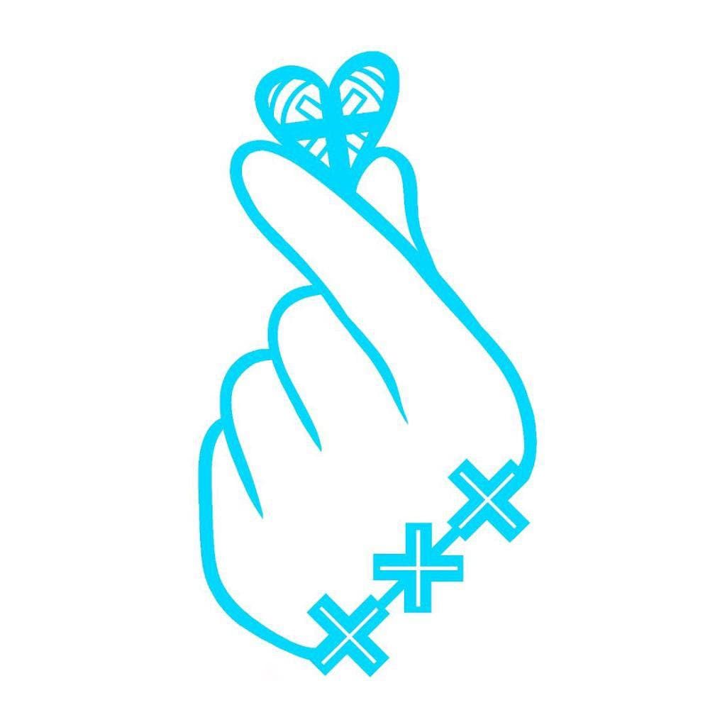 K-pop Finger Heart Vinyl - Etsy