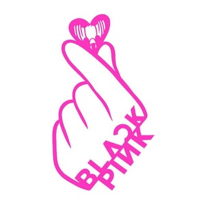 K-pop Finger Heart Vinyl - Etsy