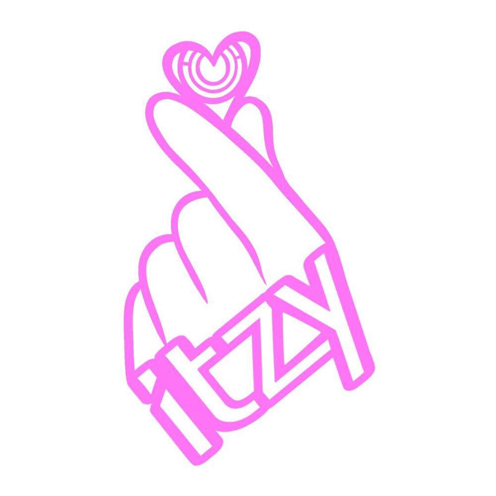 K-pop Finger Heart Vinyl - Etsy