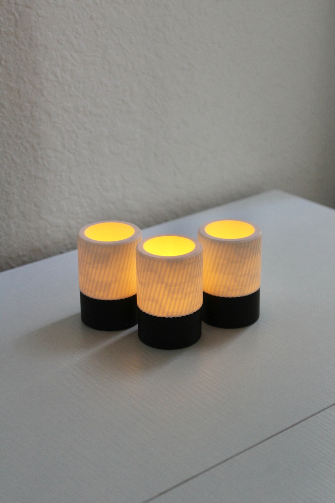 Modern Flameless LED Tea Light Candles, Battery Powered Tea Lights, LED ...