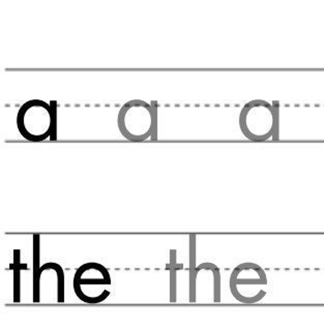 Sight Word Writing Practice - Etsy