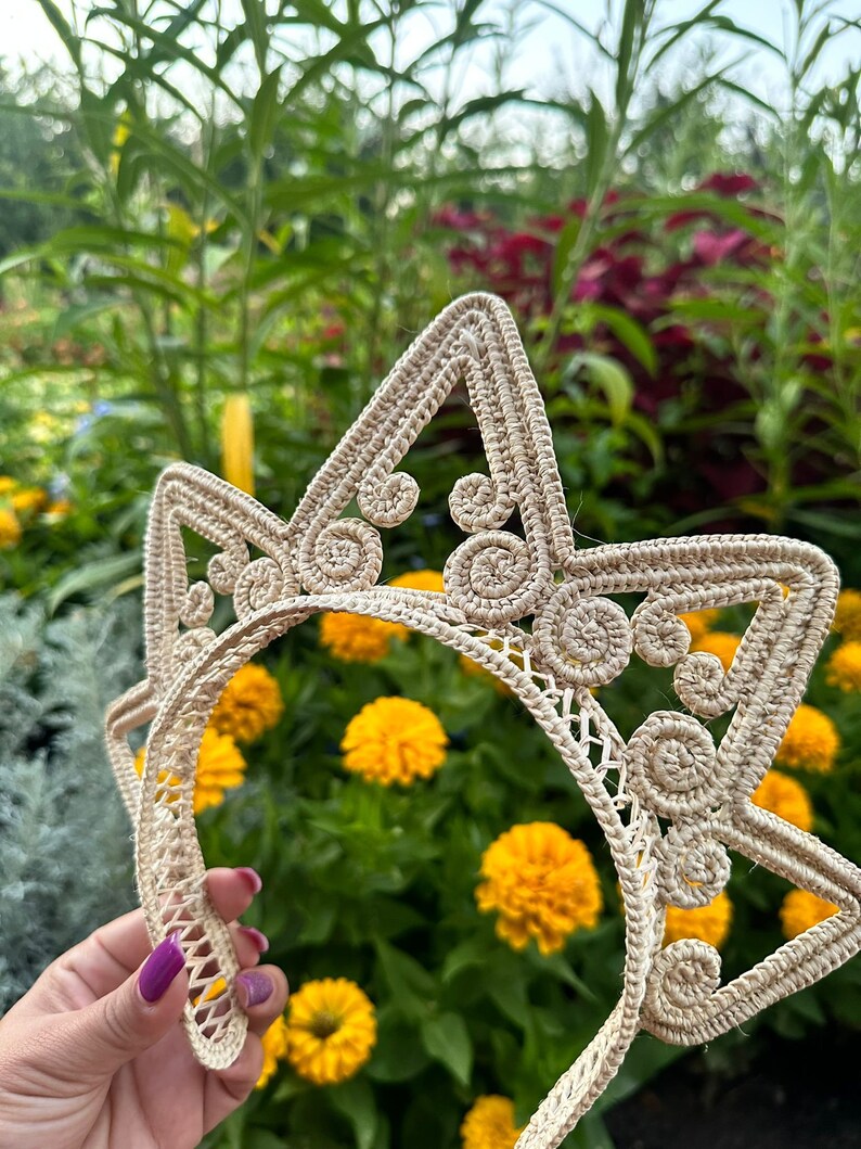 Handmade Handmade Flower Crown, Bridal Accessory, Bachelorette Party ...