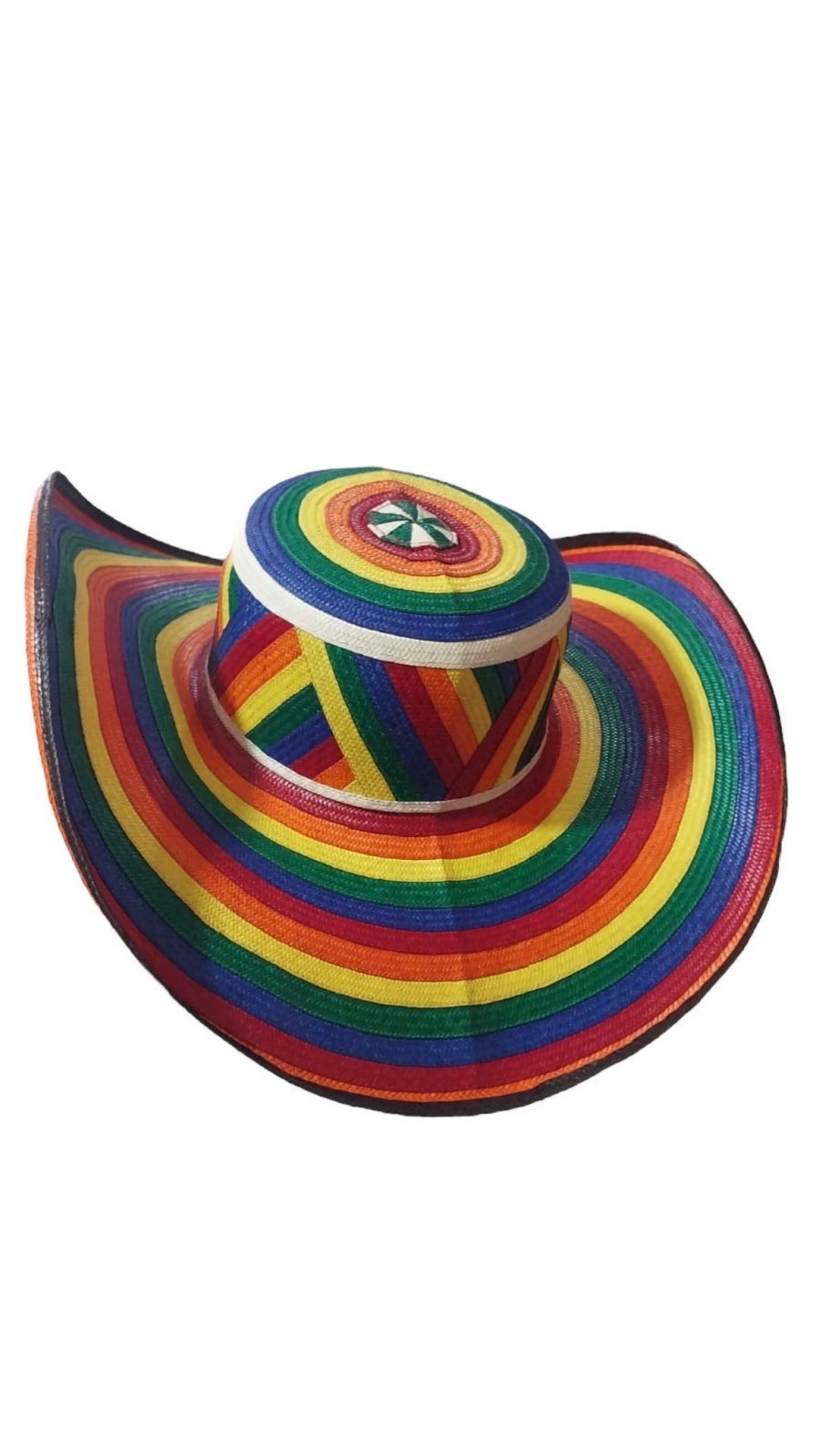 Sombrero Vueltiao Colombian Design, Colombian Hat, Rainbow, Traditional ...
