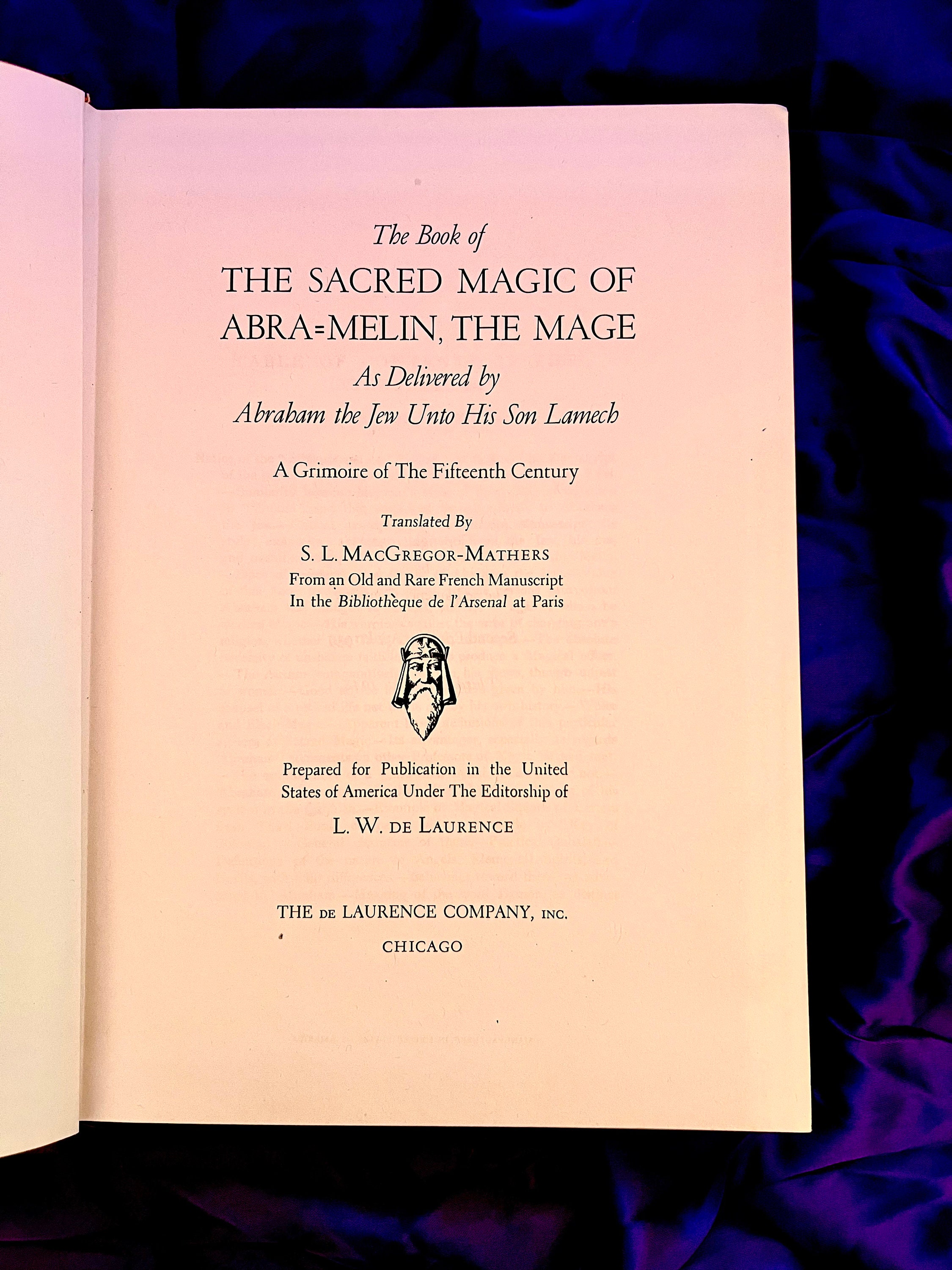 The Sacred Magic of Abramelin the Mage - Etsy