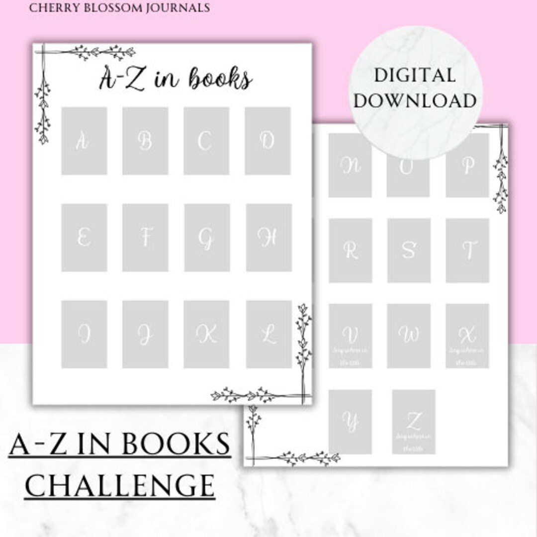 Digital A-Z Book Challenge | Digital Journal | iPad Journal ...