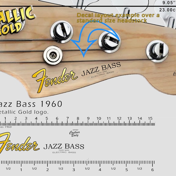 Fender Jazz Bass Decal - Etsy