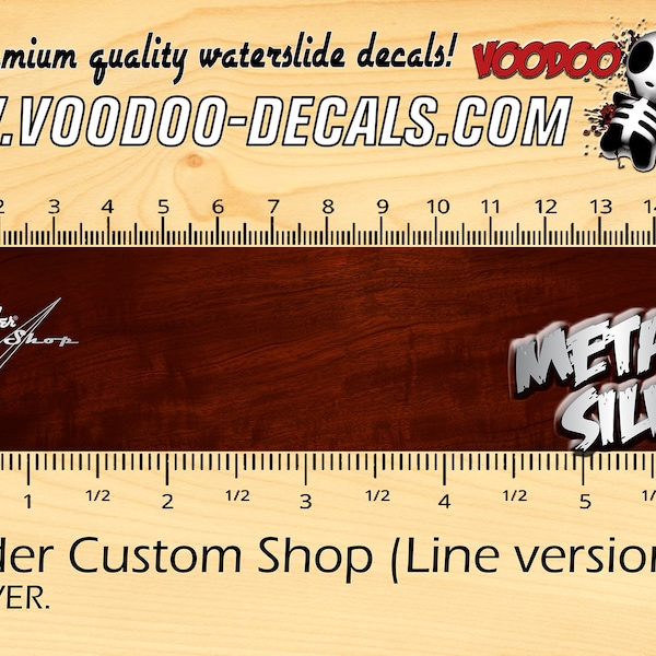Fender Custom Shop Decal - Etsy