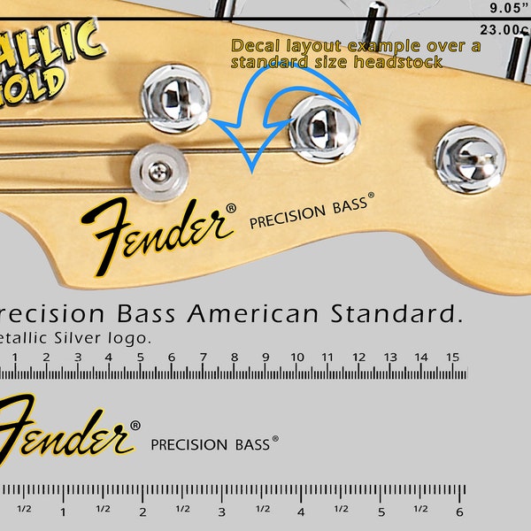 Fender Precision Bass Decal - Etsy