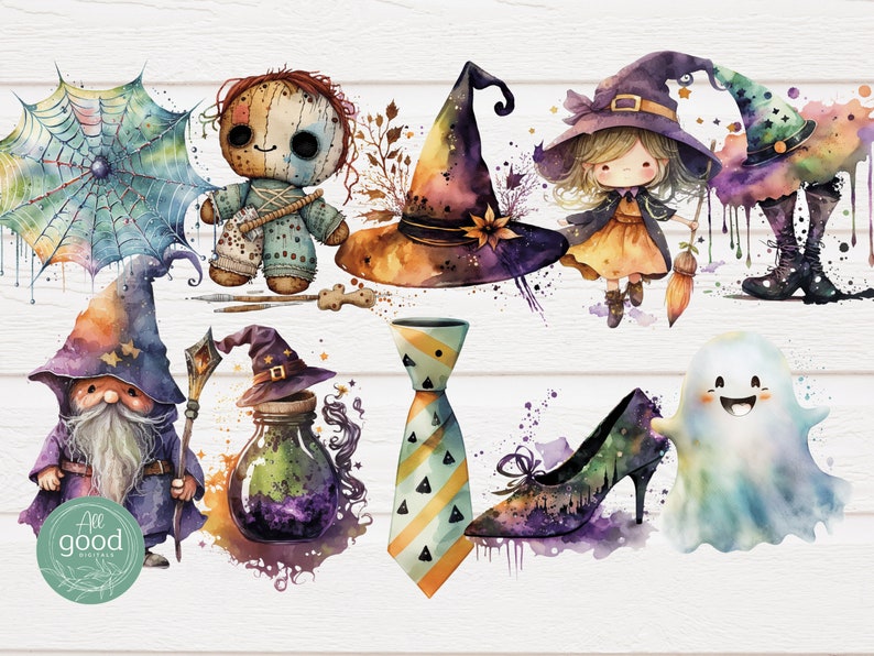 Halloween Clipart | Cute Character Clipart | Digital Download | Cute ...