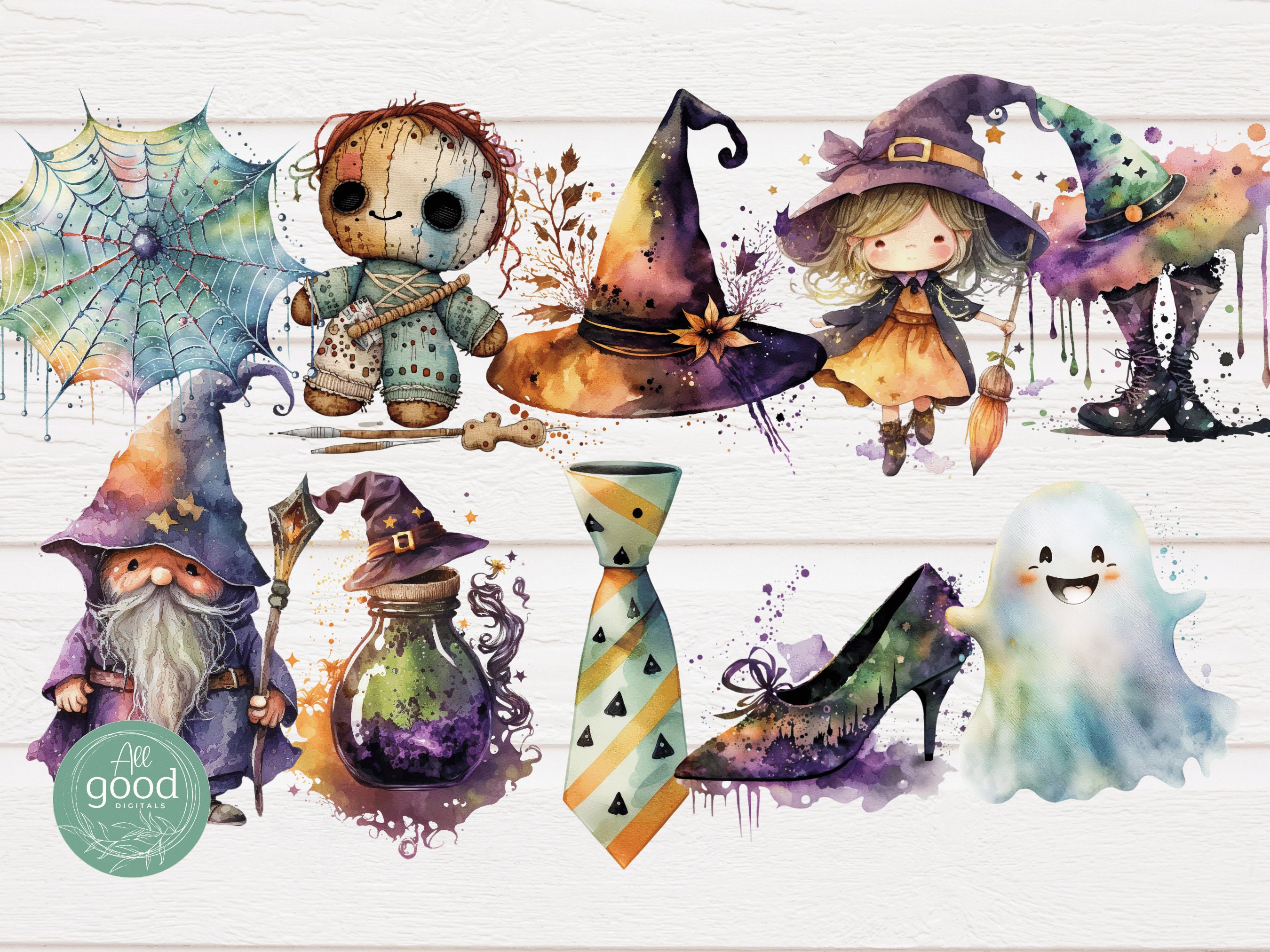 Halloween Clipart | Cute Character Clipart | Digital Download | Cute ...