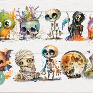 Halloween Clipart | Cute Character Clipart | Digital Download | Cute ...