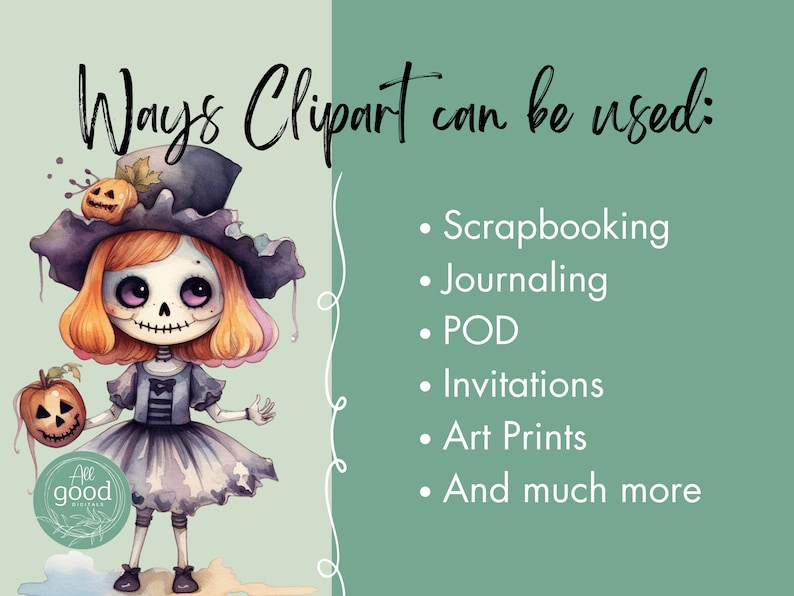 Halloween Clipart | Cute Character Clipart | Digital Download | Cute ...