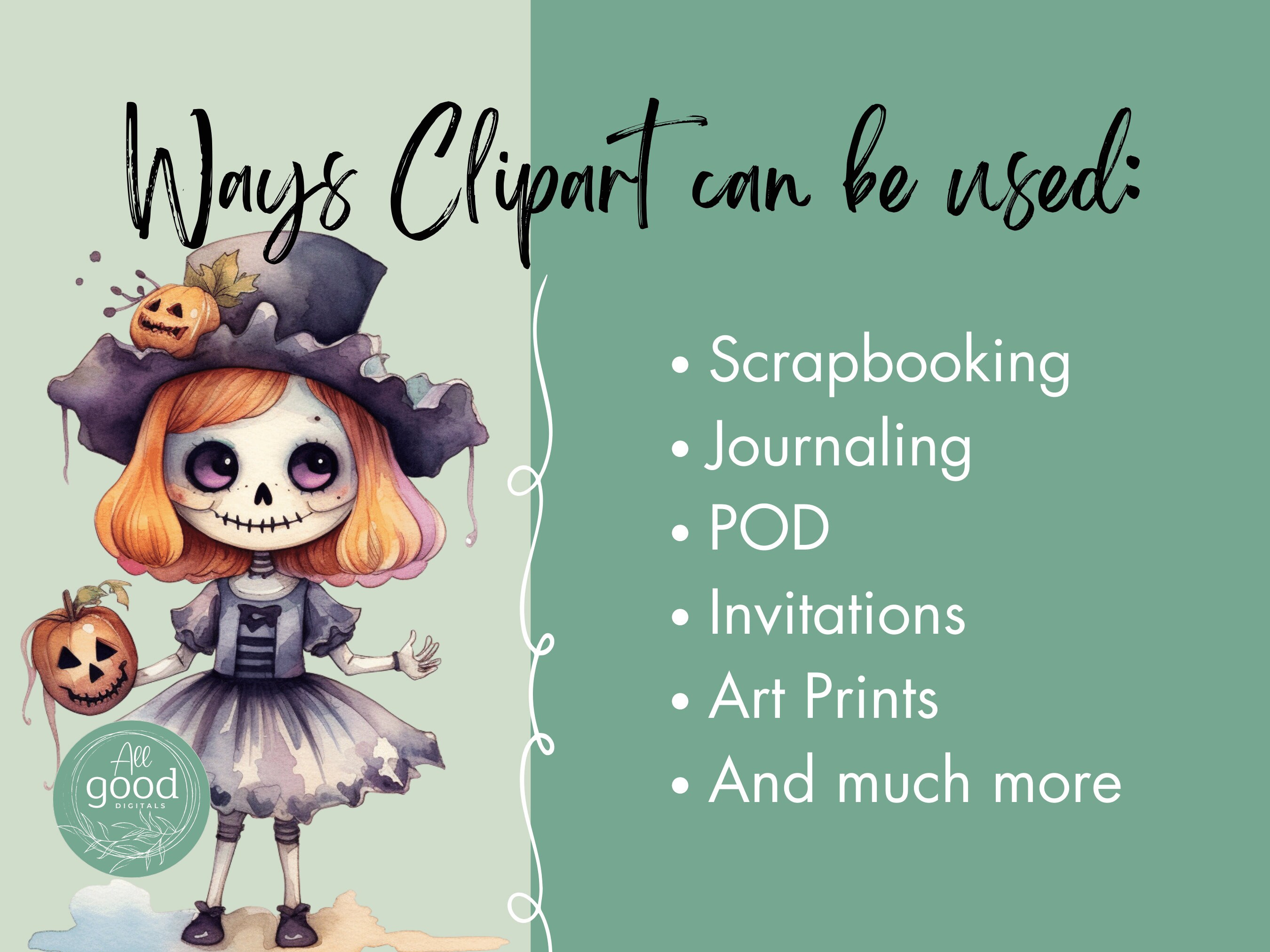 Halloween Clipart | Cute Character Clipart | Digital Download | Cute ...