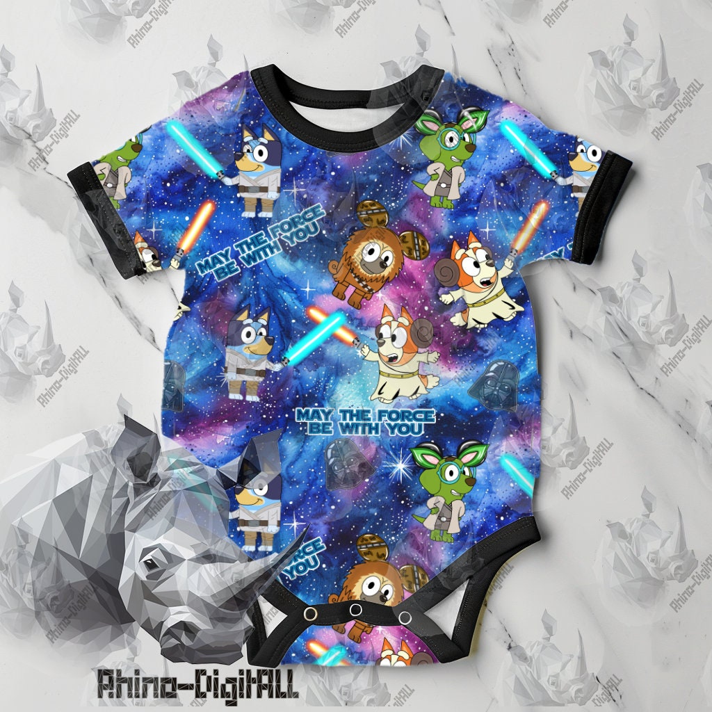 Galaxy Wars Blue Dog Design Seamless Pattern - Etsy