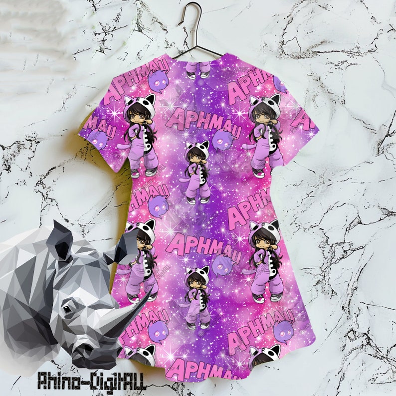 Aphmau Gradient Pink Design Seamless Pattern - Etsy