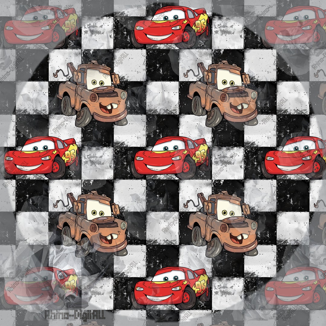 Cars Racetrack Design Seamless Pattern - Etsy