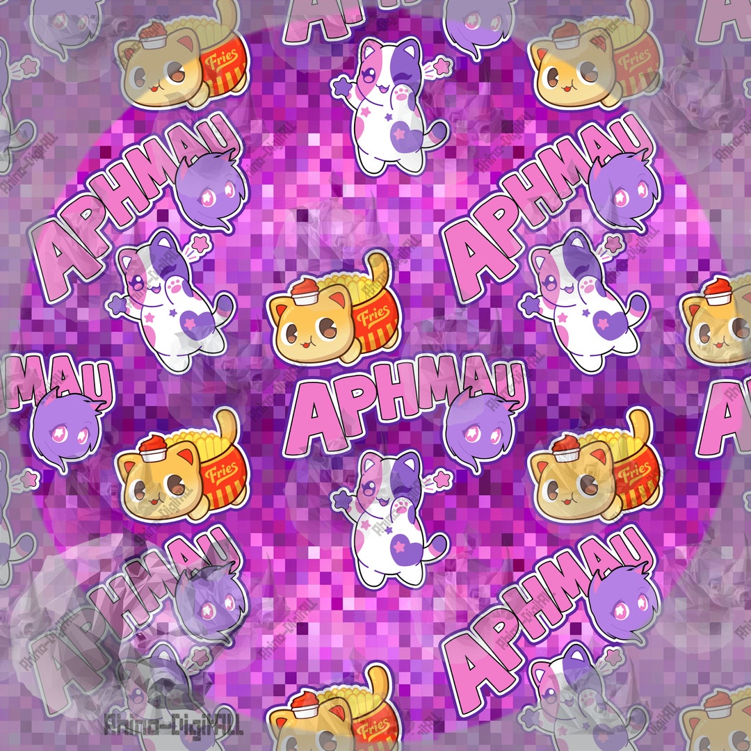 Aphmau Cute Cartoon Design Seamless Pattern - Etsy