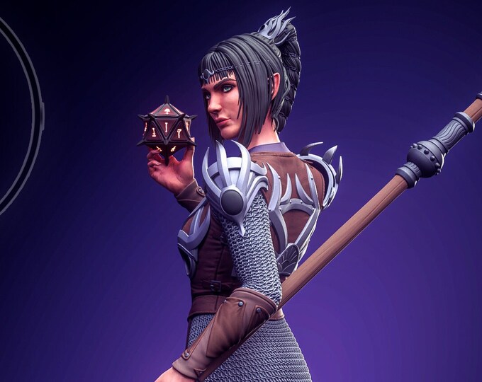 Shadowheart – Baldur's Gate 3 | Unpainted Model Kit Figurine Mini - Etsy