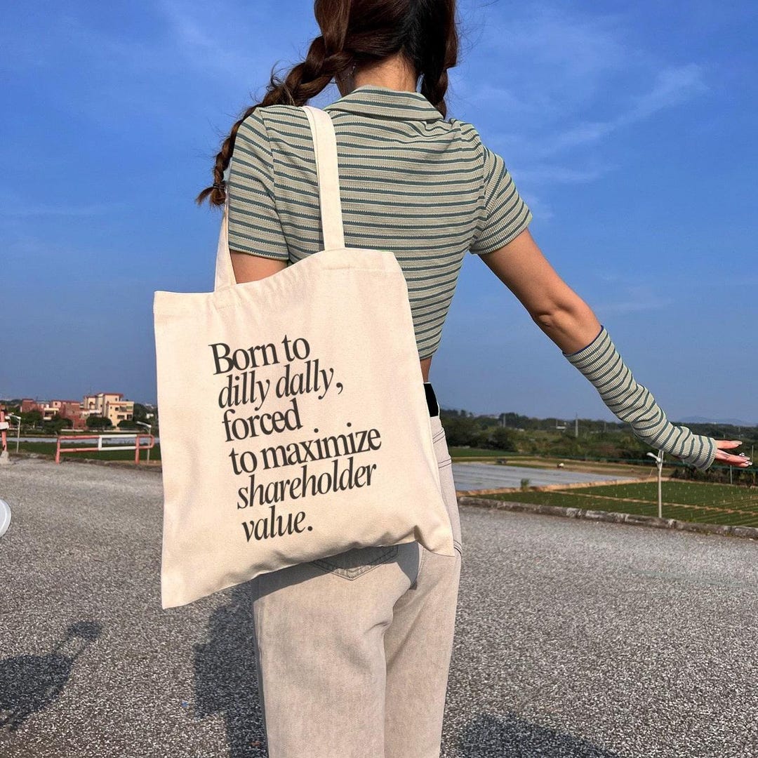 Dilly Dally Tote Coworker Gift Idea Sarcastic Tote Bag Corporate ...