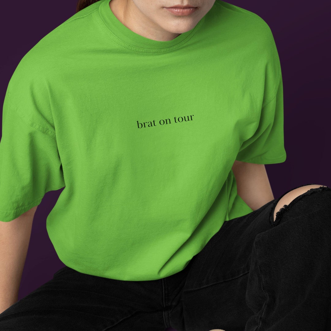 Brat on Tour Shirt, Charli XCX, Brat Girl, Meme Shirt, Internet Culture ...
