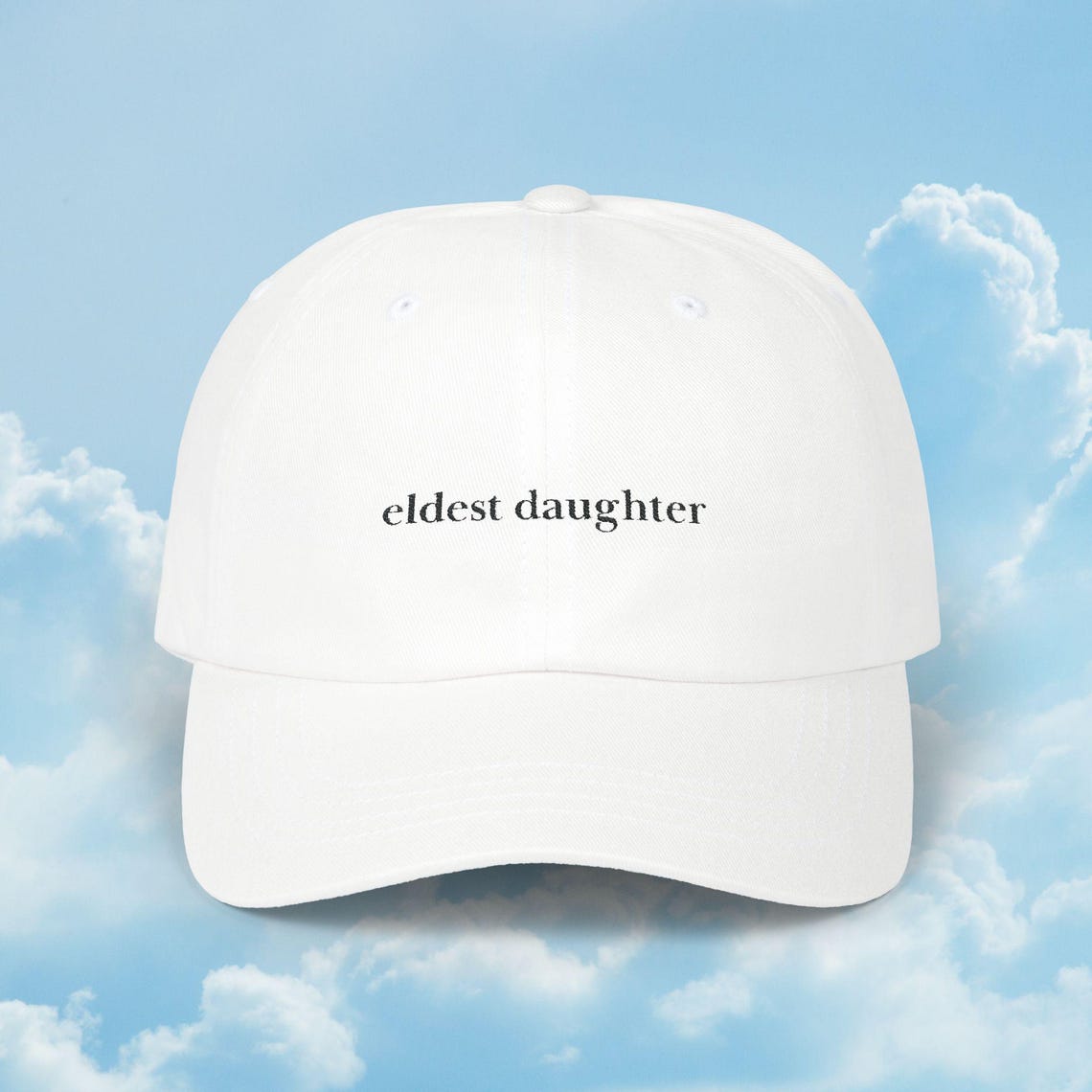 Eldest Daughter Embroidered Hat Game Day Cap Custom Embroidery Oldest ...