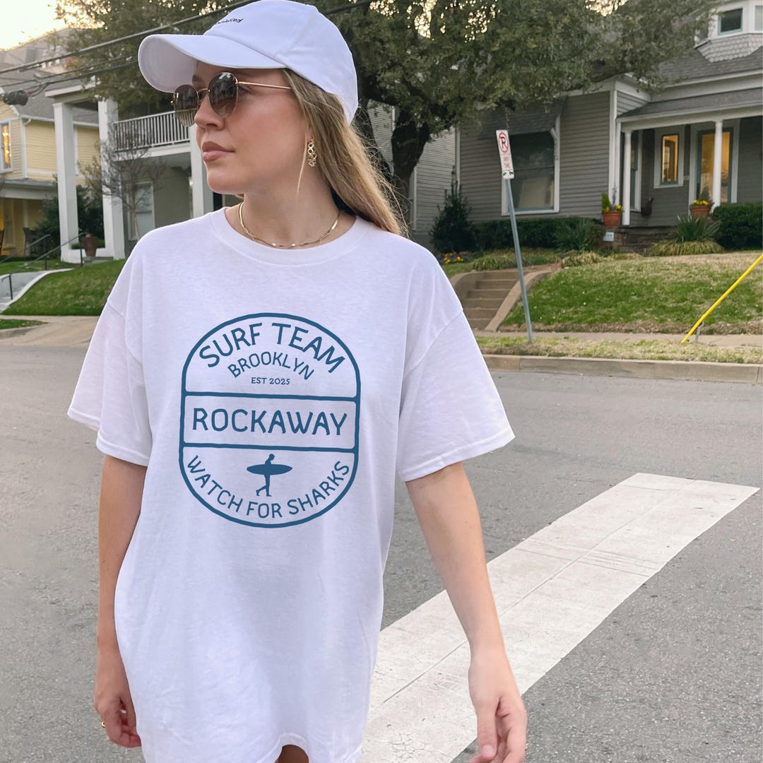 Rockaway Surf Club Shirt New York Social Club Retro Beach Graphic Tee ...