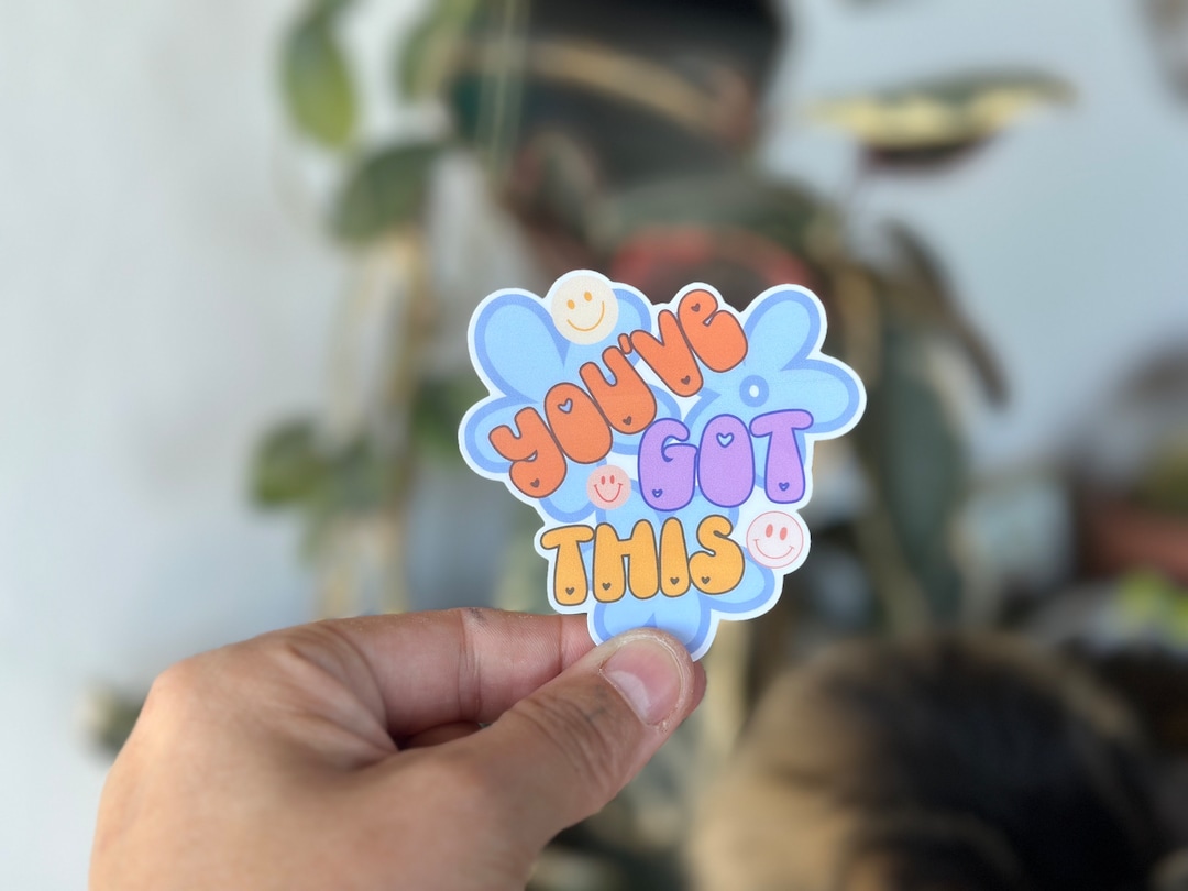 Youve Got This Sticker Groovy Hippie Gifts for Her Positivity ...