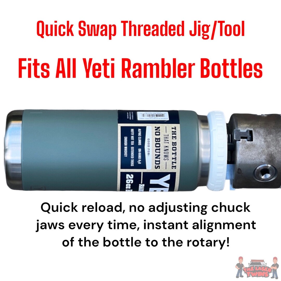 Yeti Rambler Bottle Quick Swap Jig: Laser Engraving Tool – Designed for ...
