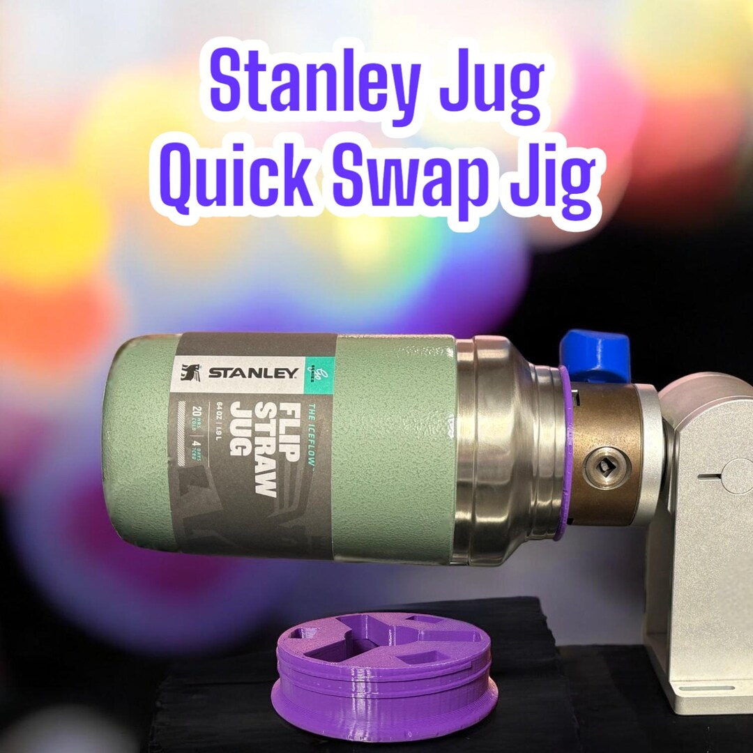 Stanley Jug Laser Engraving Jig: Quick Swap Rotary Tool (40oz, 64oz ...