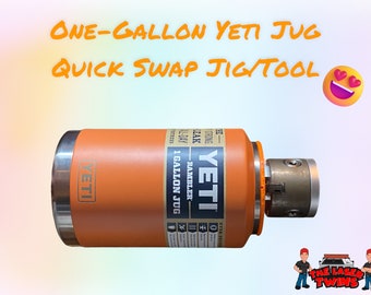 30oz Yeti Mug Quick Swap Tool Threaded Jig No Jaw Adjustments Rotary ...