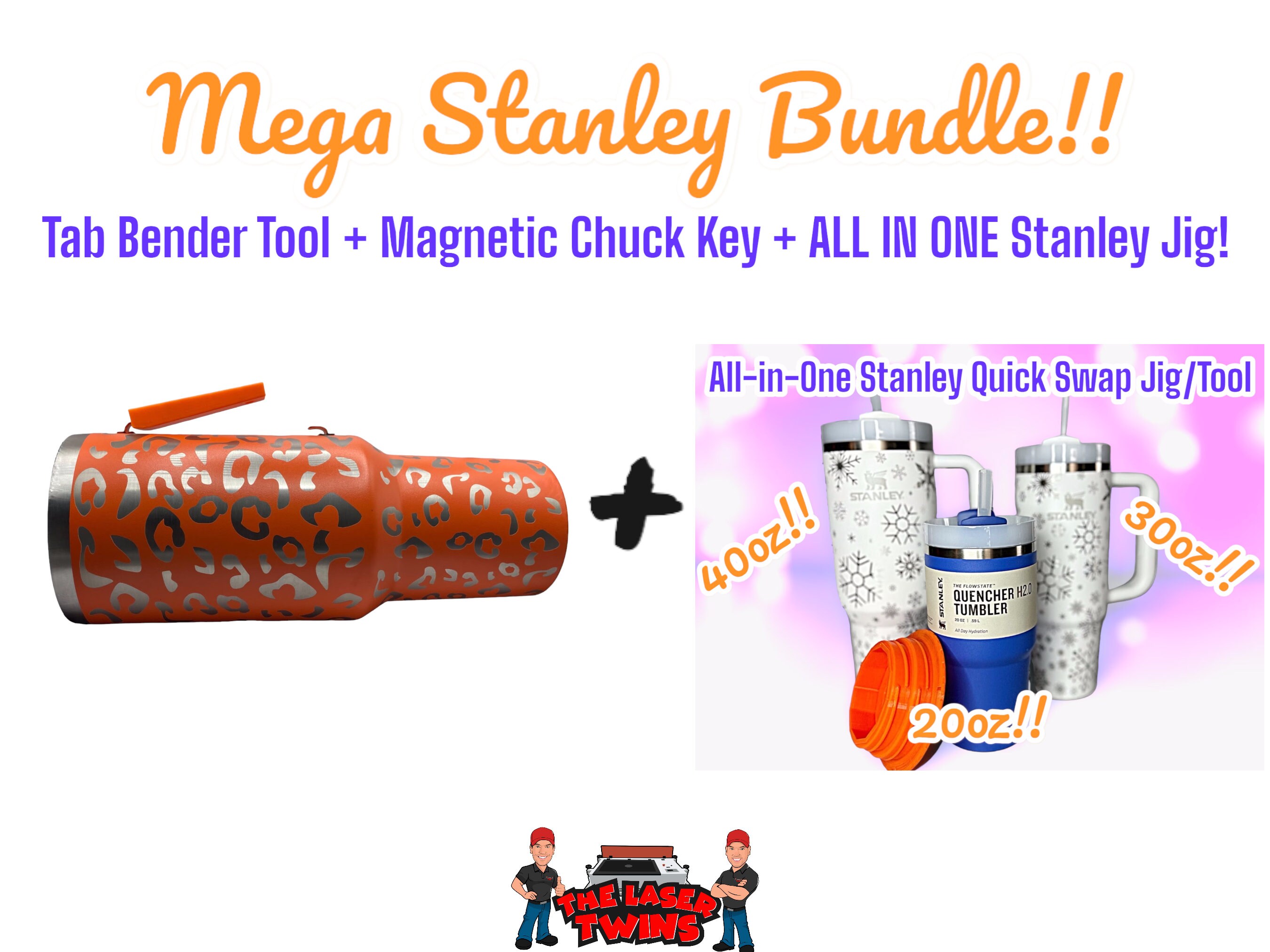 Tab Bender Tool for Laser Engraving 40oz Tumblers With Built-in Magnet ...