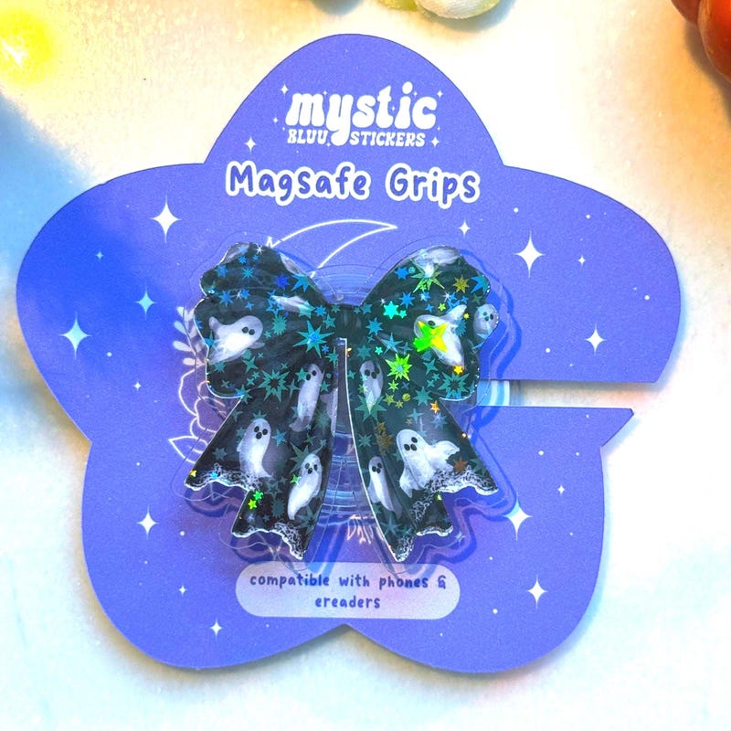 Ghost Reader Phone Grip - Etsy