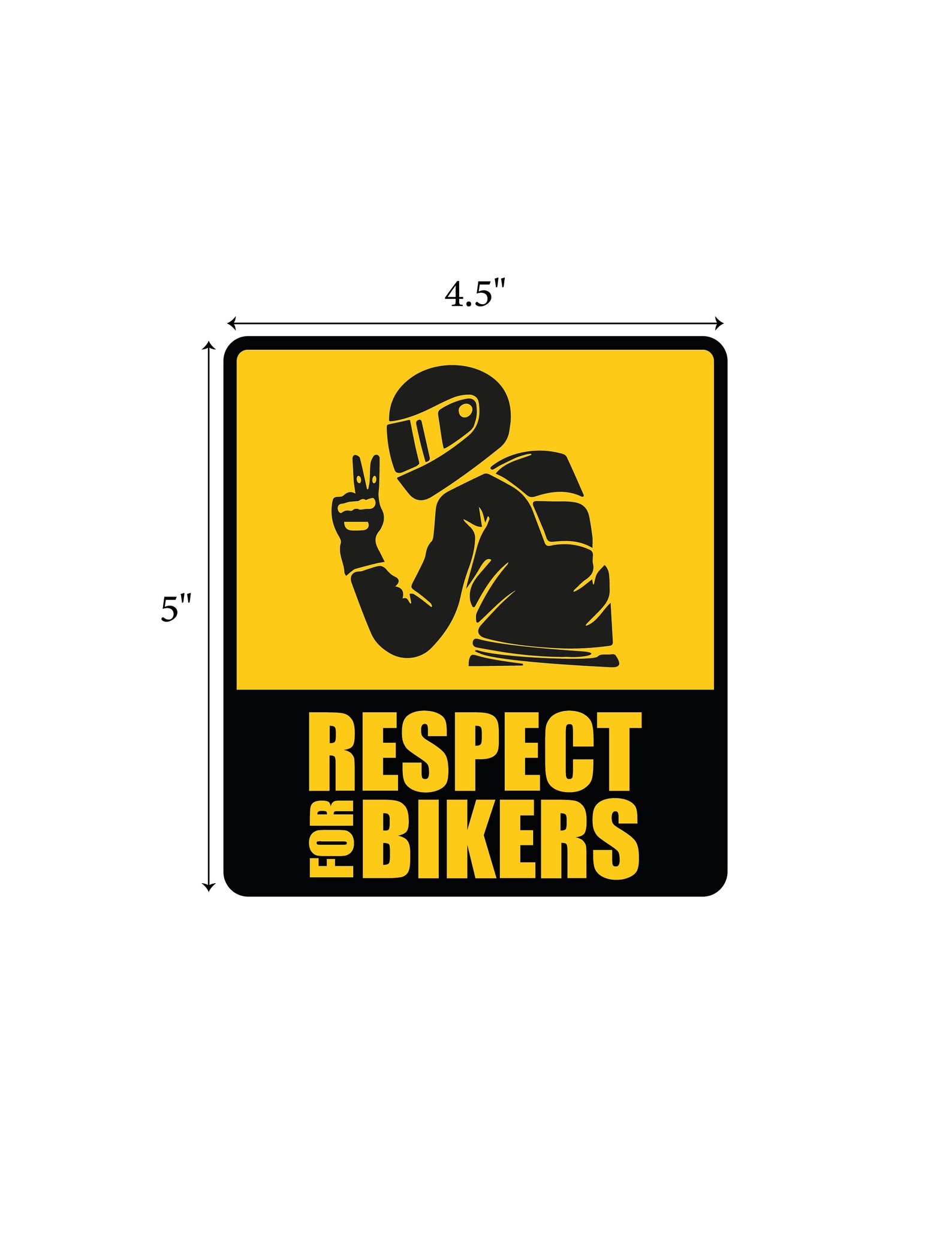 Respect the Bickers Decal-motorcycles Vinyl Sticker-bumper Stickers ...