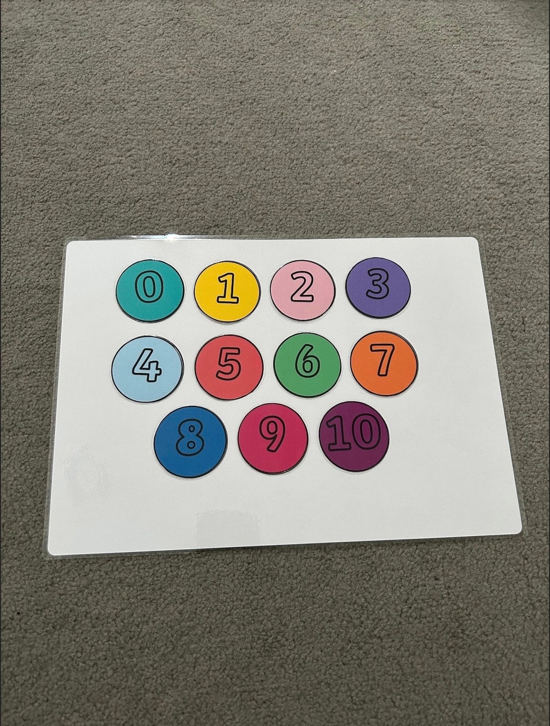 1 to 10 Numbers Counting Matching Resource EYFS SENCO SEN - Etsy