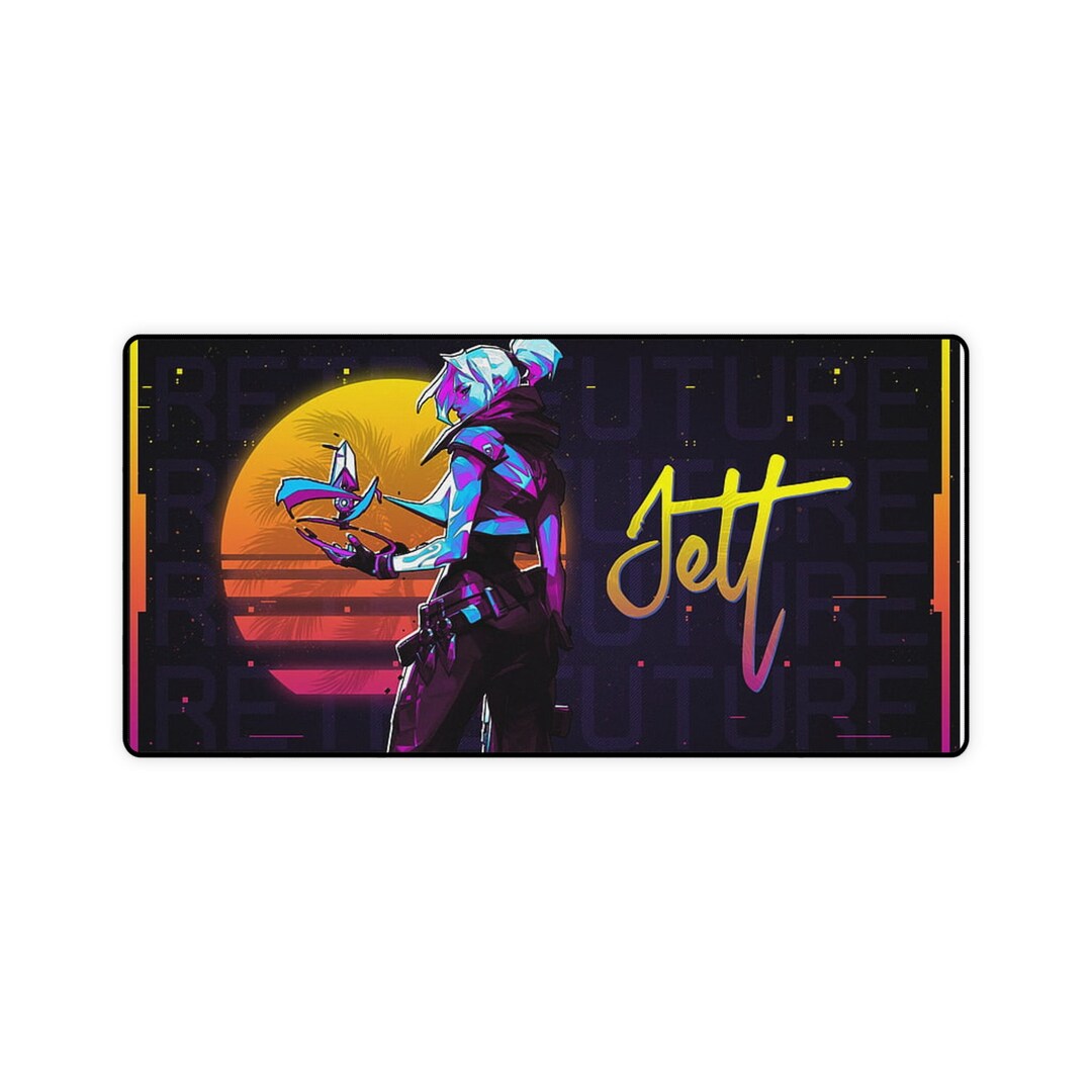 Valorant Jett Themed Gaming Mousepad - Etsy