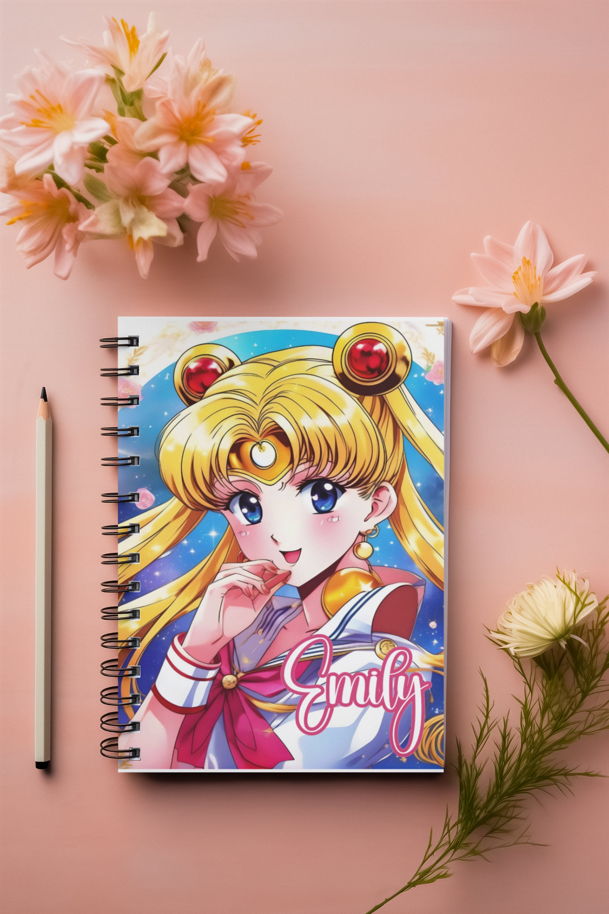 Sailor Moon Notebook, Sailor Moon Gift, Sailor Moon Journal ...