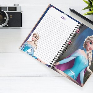 Princess Journall Personalized Kids Notebook Custom Girls Princess ...