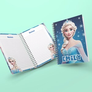 Princess Journall Personalized Kids Notebook Custom Girls Princess ...