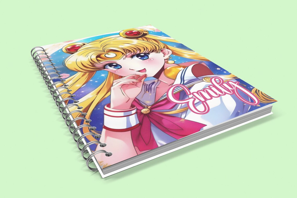Sailor Moon Notebook, Sailor Moon Gift, Sailor Moon Journal ...