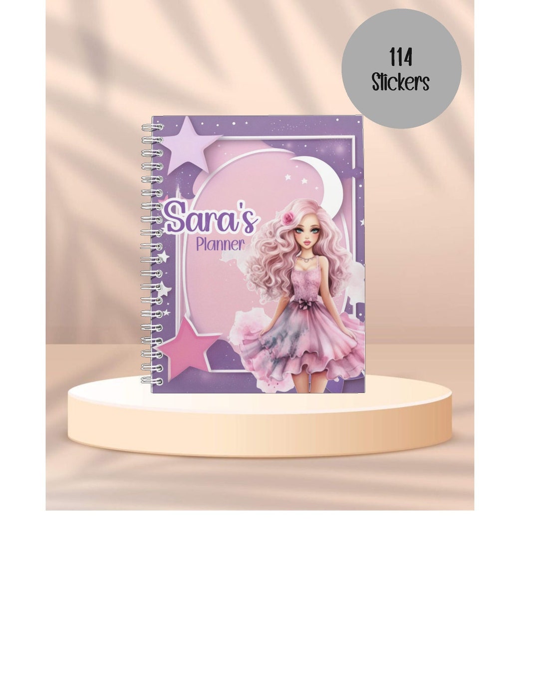 Princess Planner, Personalized Planner Weekly, Monthly Planner Week ...