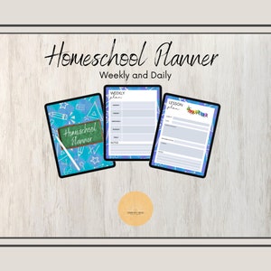 Homeschool Planner Homeschool Lesson Plan Homeschool Schedule Printable ...