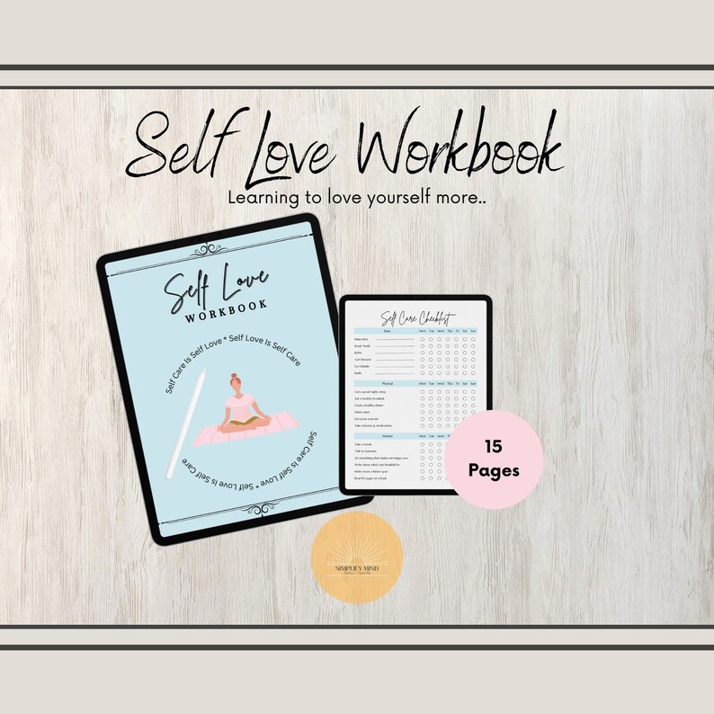 Self Care Journal | Self Care Workbook | Stress Management | Wellness ...