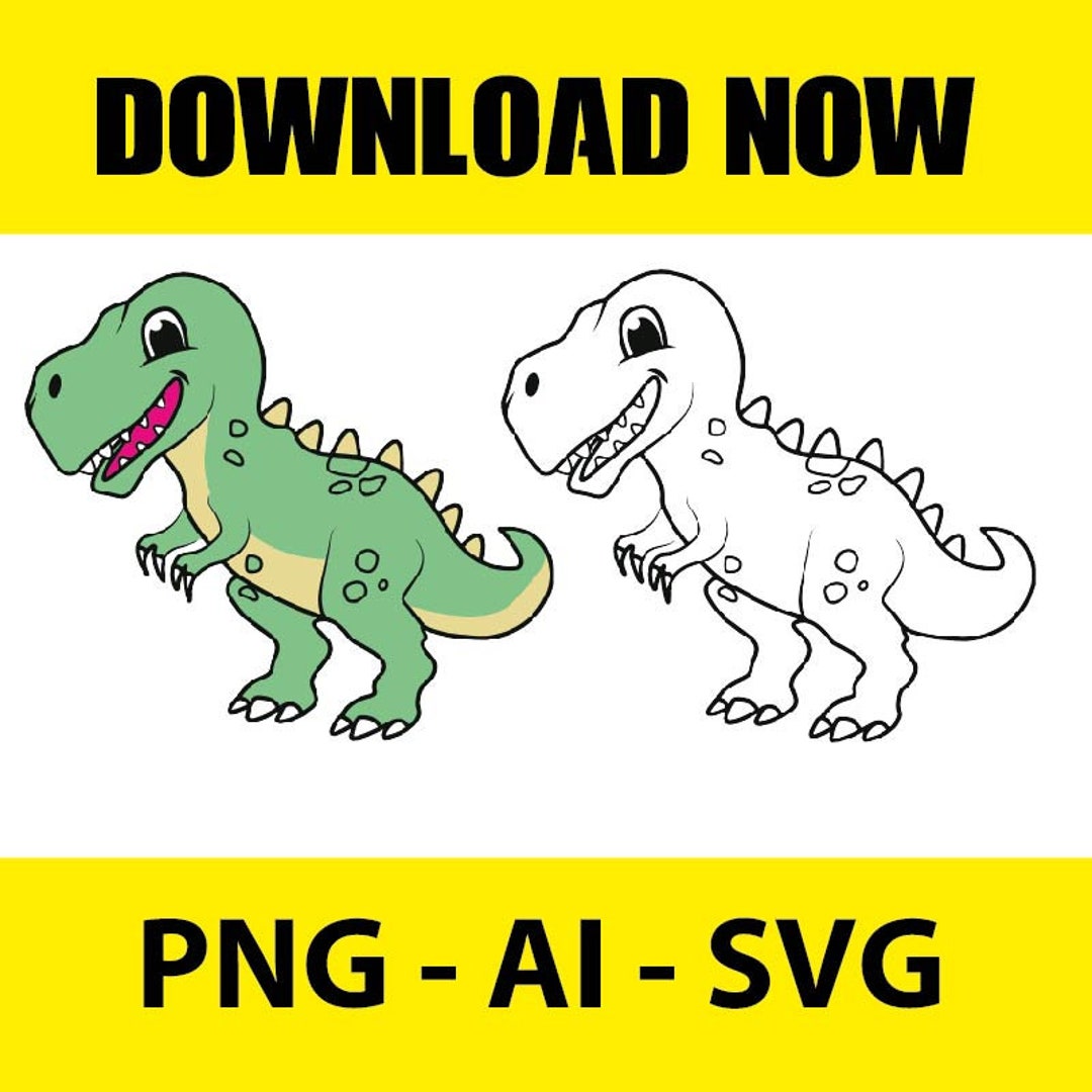 Dinosaur Svg, T-rex Svg, Dino Svg, Svg Files for Cricut, Dinosaur ...