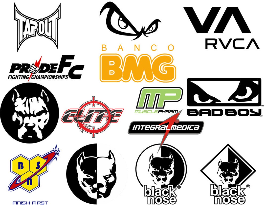 Logos MMA UFC PNG 2set - Etsy