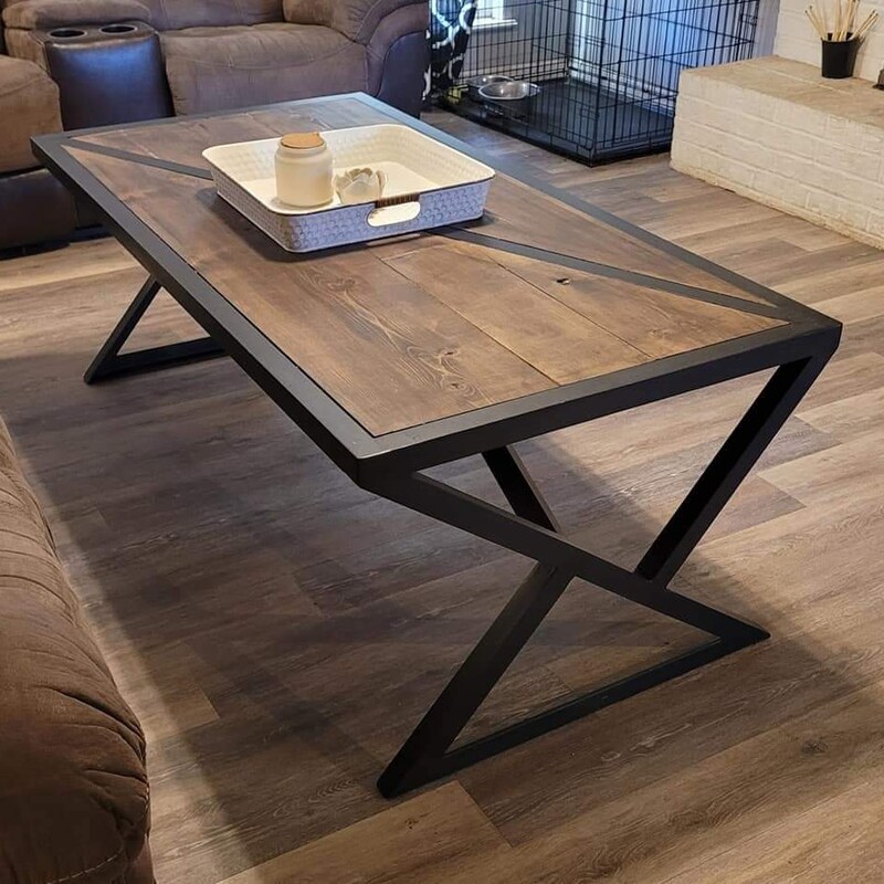 Industrial Coffee Table - Etsy