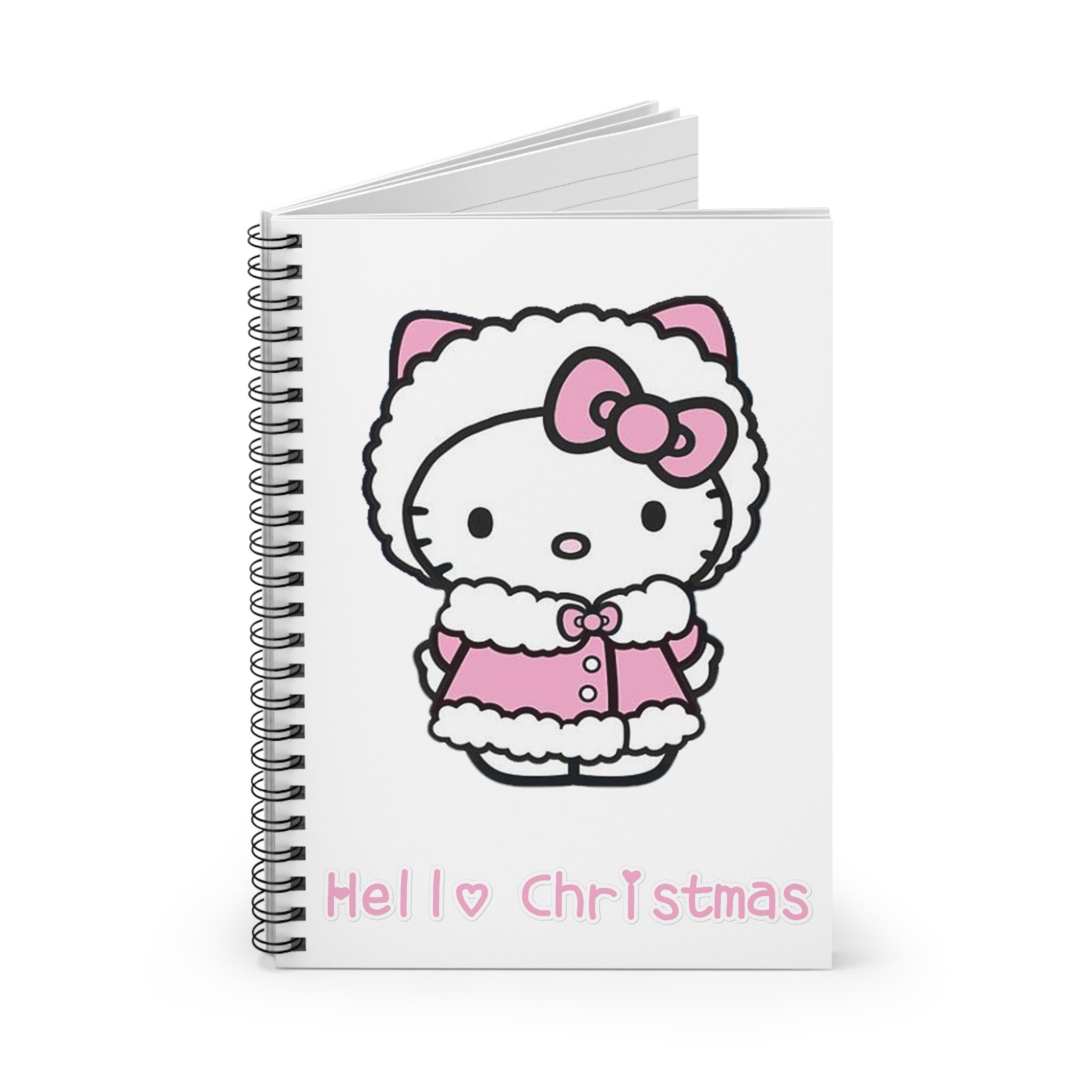Hello Kitty Notebook Cute Hello Kitty Spiral Notebook Sanrio Notebook ...