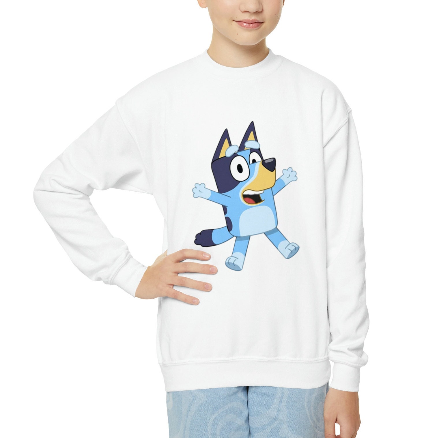 Bluey Sweater Kids Bluey Sweatshirt Bluey the Dog Shirt Cute - Etsy