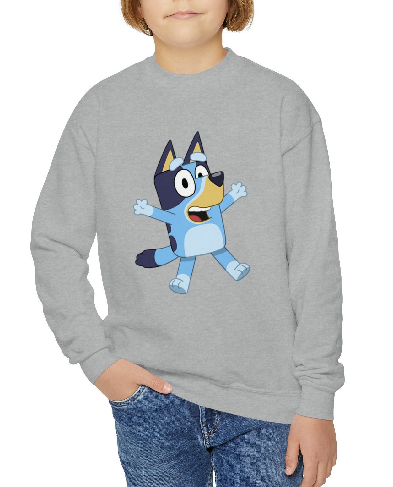 Bluey Sweater Kids Bluey Sweatshirt Bluey the Dog Shirt Cute - Etsy